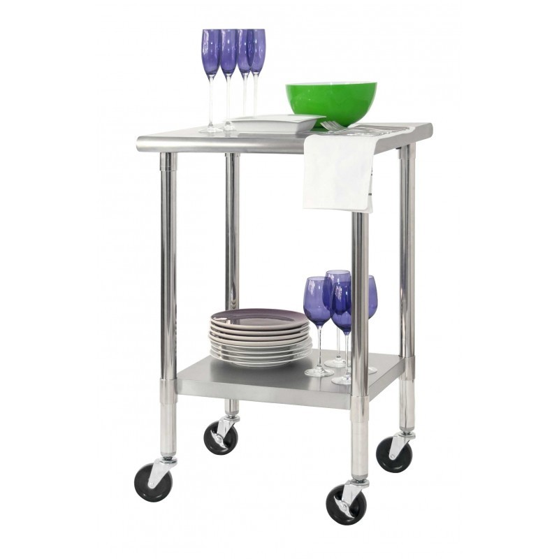 table traiteur en acier , table de travail ou de réception